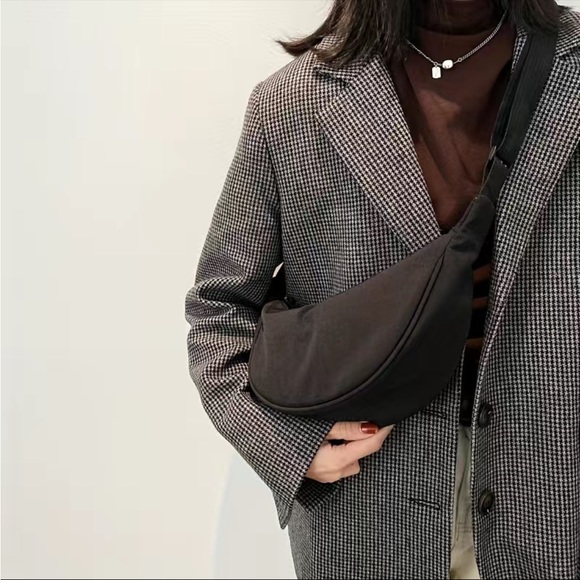 Bags | Crossbody Moon Crescent Croissant Shape Bag | Poshmark